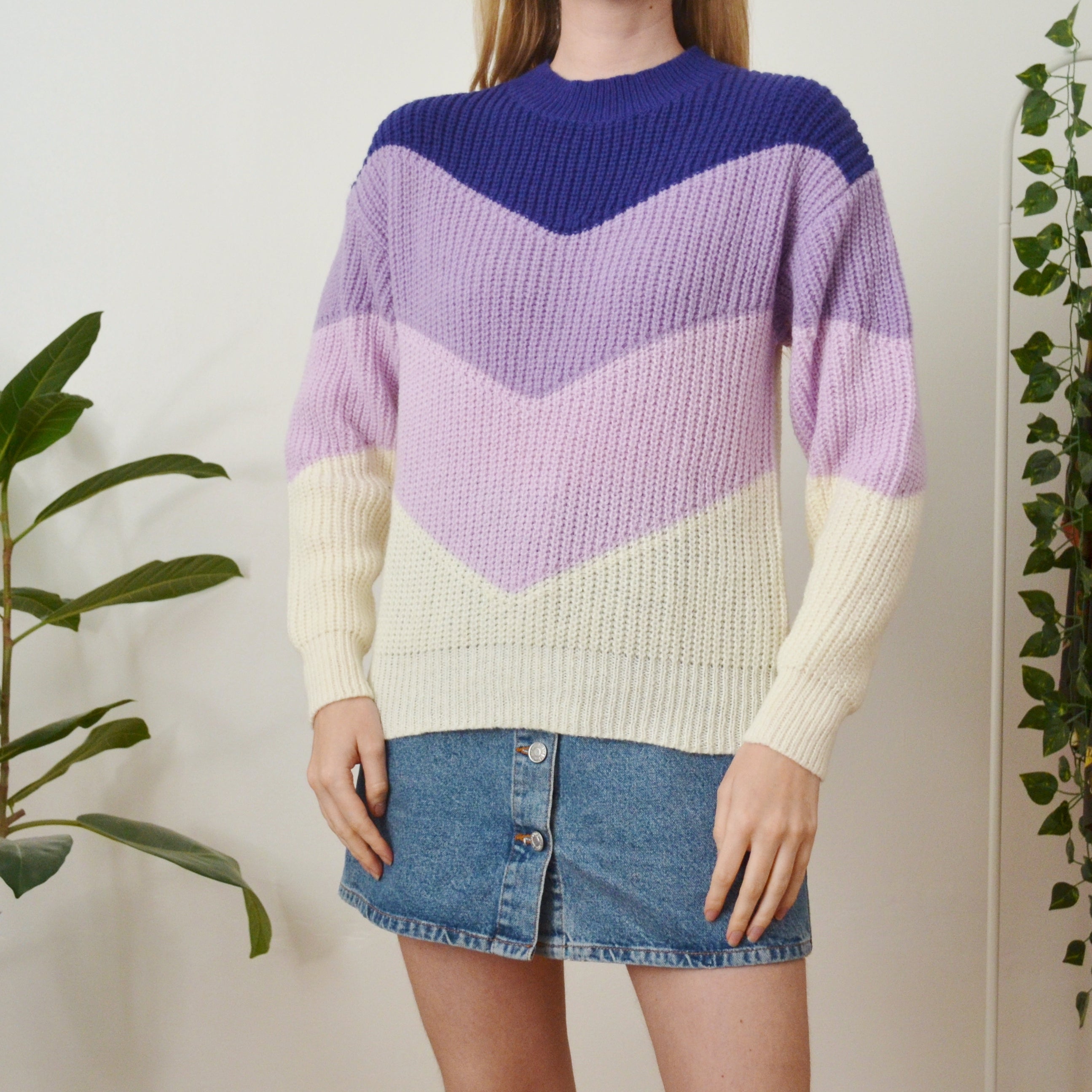 Purple jumper S – Betty Berry